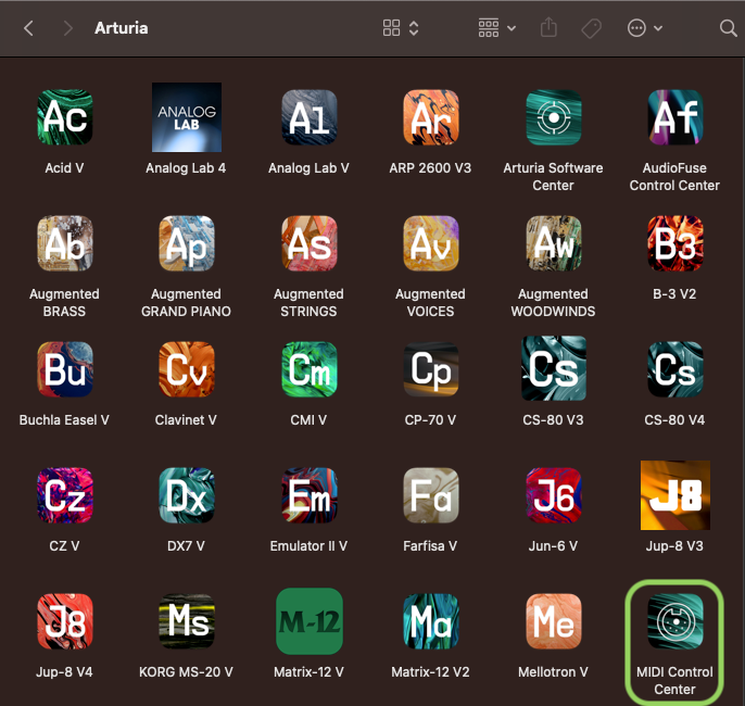 MIDI Control Center (MCC) - General Questions – Arturia FAQ