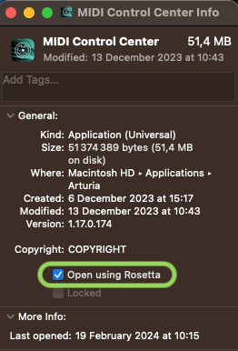 MIDI Control Center (MCC) - General Questions – Arturia FAQ