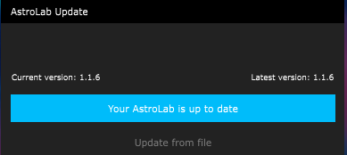 AstroLab - Update process – Arturia FAQ