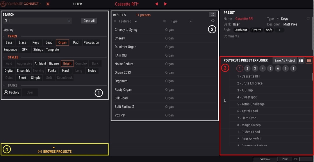 PolyBrute - PolyBrute Connect Overview – Arturia FAQ